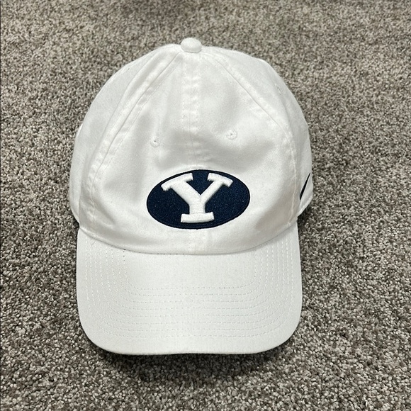 Nike | Accessories | Byu Nike Hatcap With Navy Logo | Poshmark
